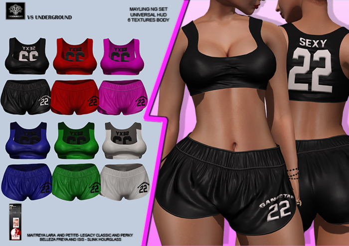 Second Life Marketplace Mayling Ng Risque Style Complet Outfit Wear 9987